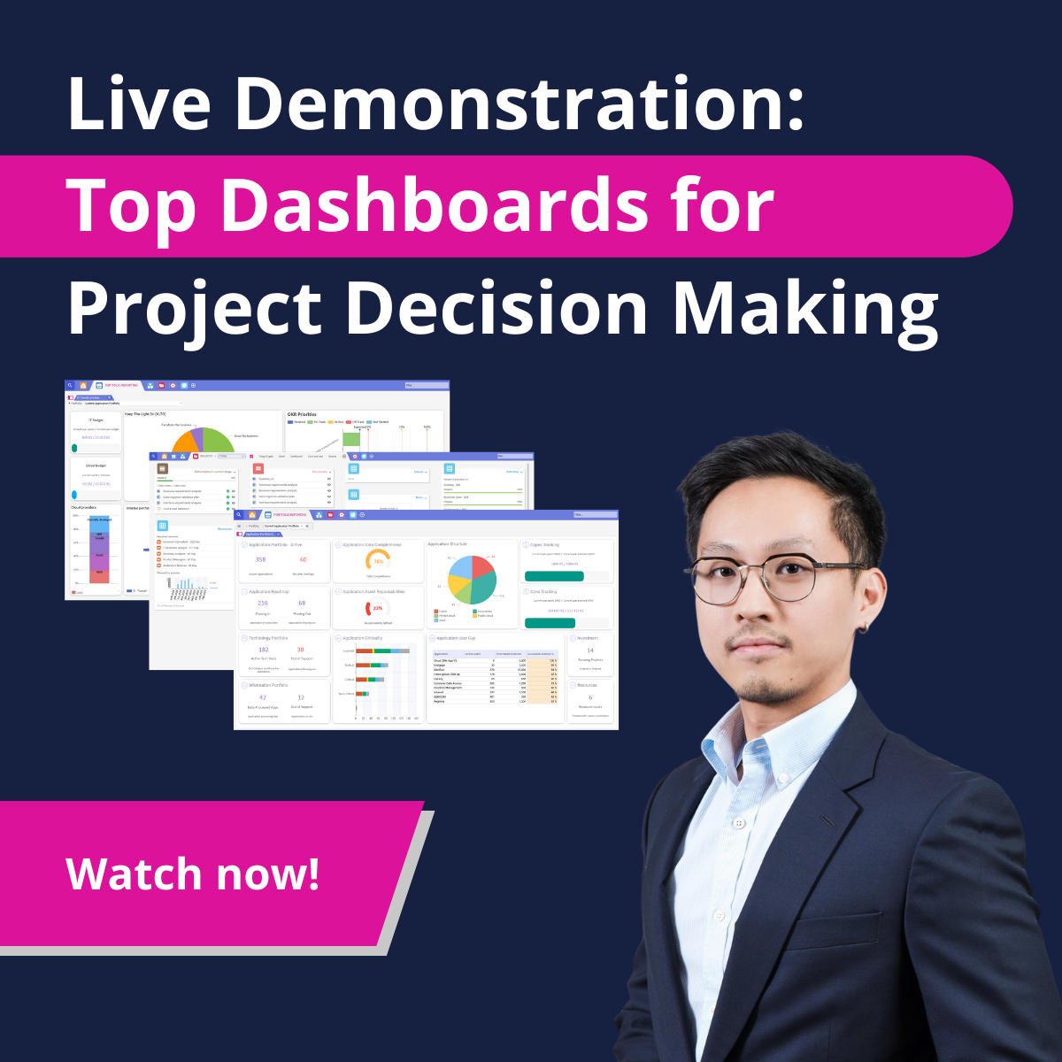 Webinar: Top IT Dashboards for Project Decision Making | Planisware